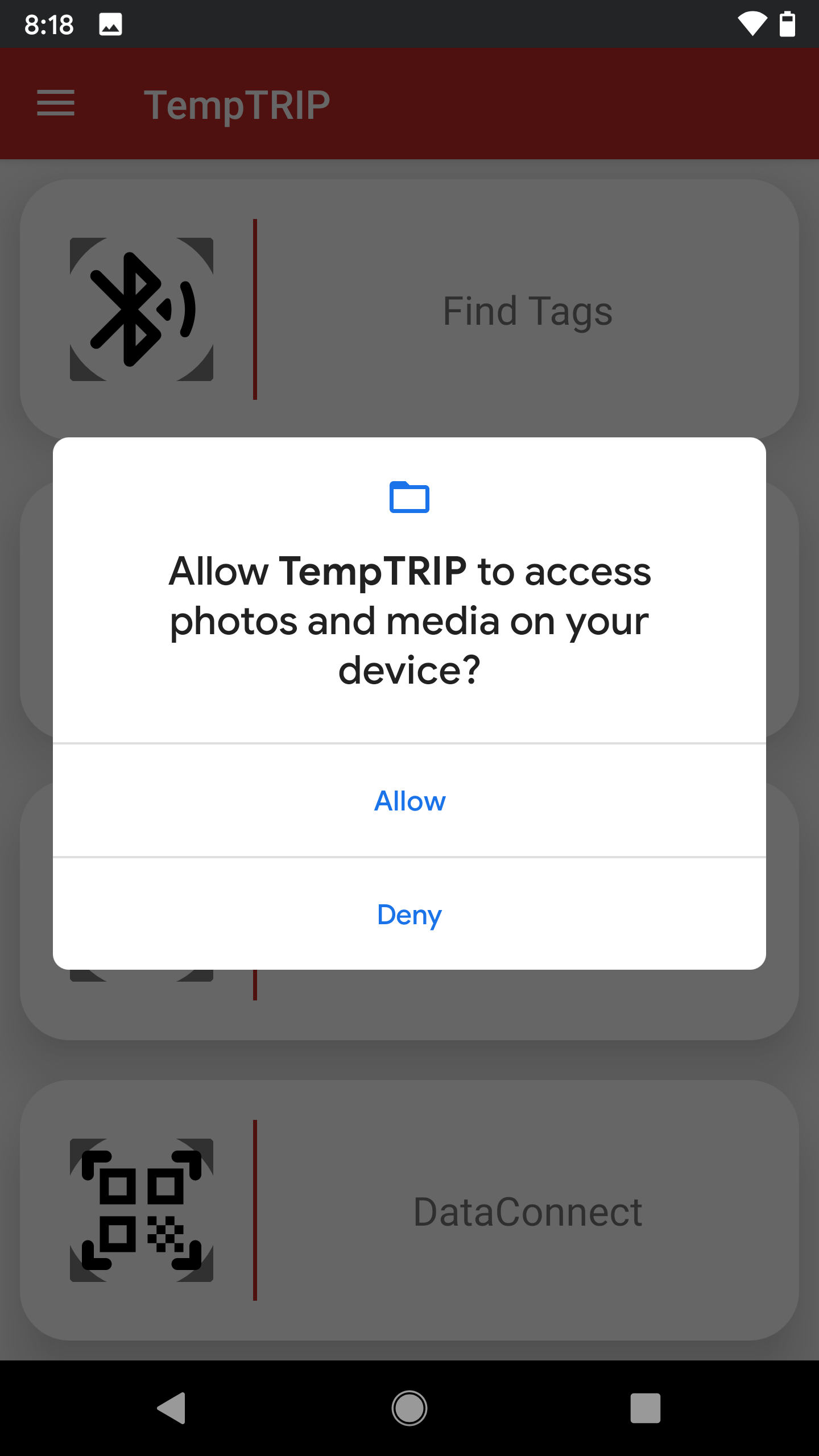Installing/Registering your device – TempTRIP